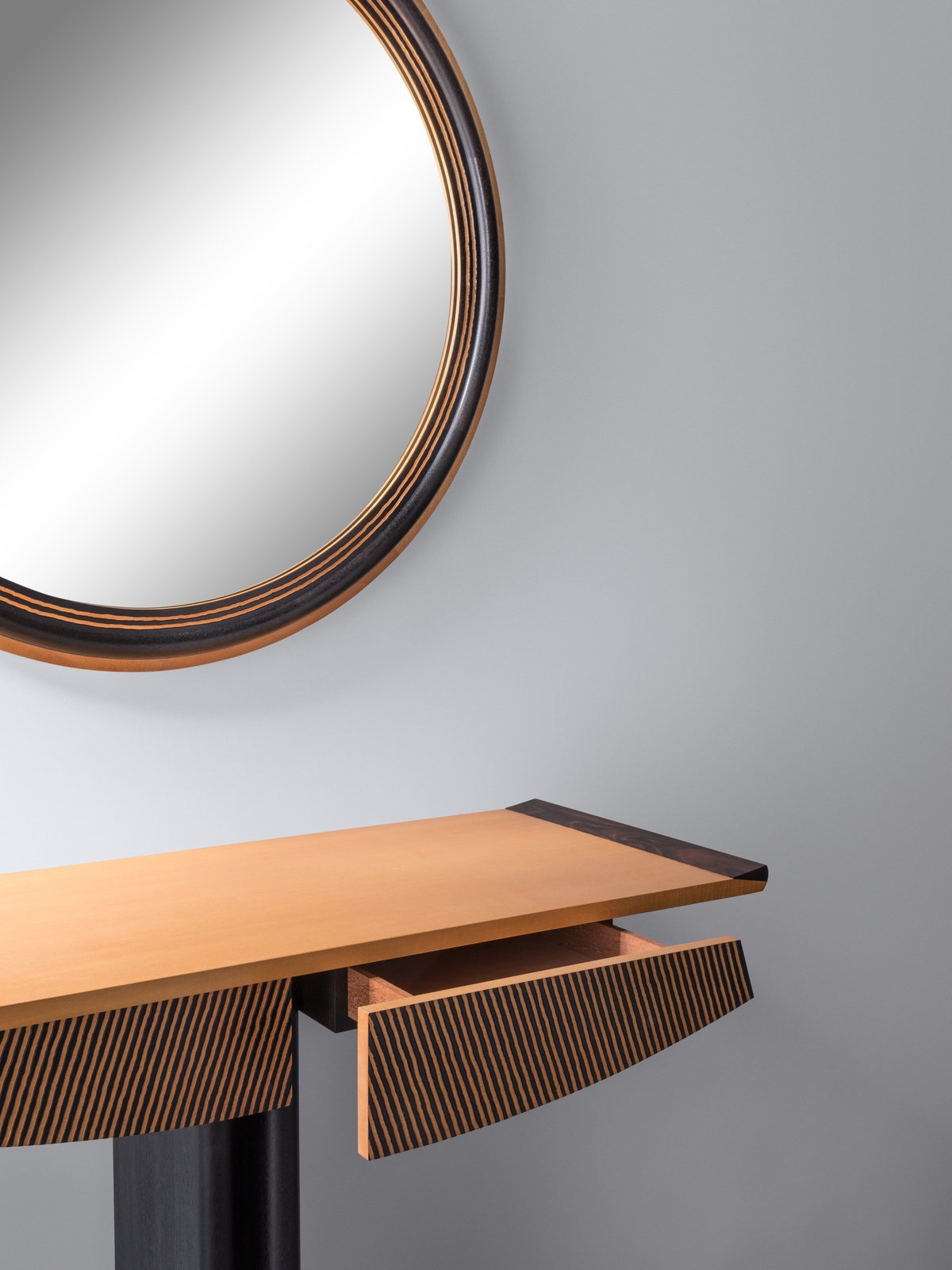 Wendy Stayman | Zebra Table and Mirror (1992) | MutualArt