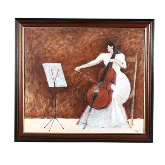 Warren Dennis | Cellist (1989) | MutualArt
