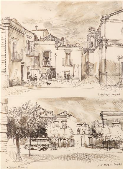 John Aldridge | Two views of San Severo (1944) | MutualArt