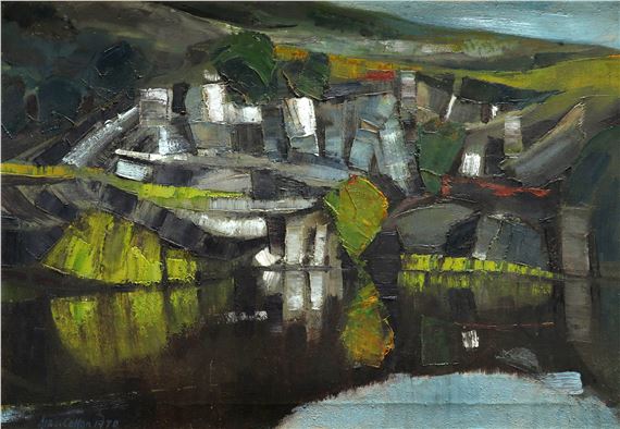 Alan Cotton | Reflections in the lake at Killarney (1970) | MutualArt