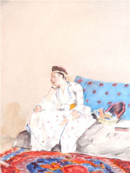 Jean-Étienne‏ Liotard | Portrait of Maria Gunning | MutualArt