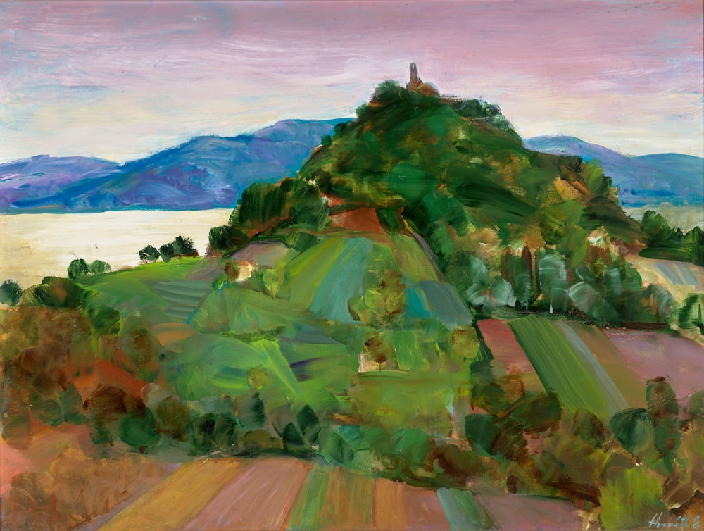 Erzsébet Horváth | Castle Hill in Szigliget | MutualArt