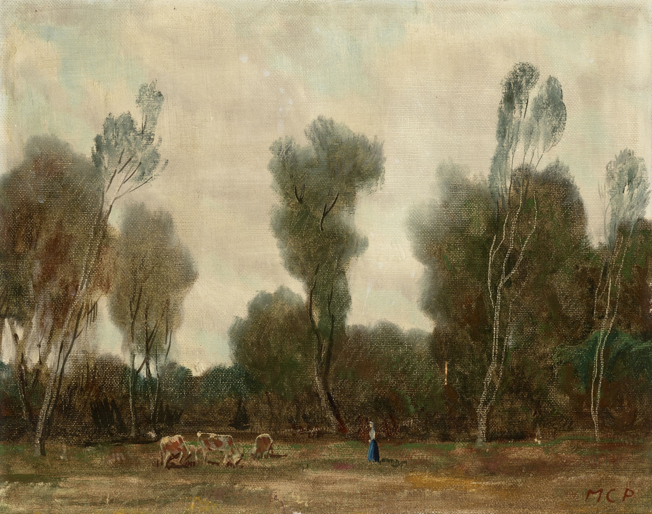 C. Pál Molnár | Landscape with Forest | MutualArt