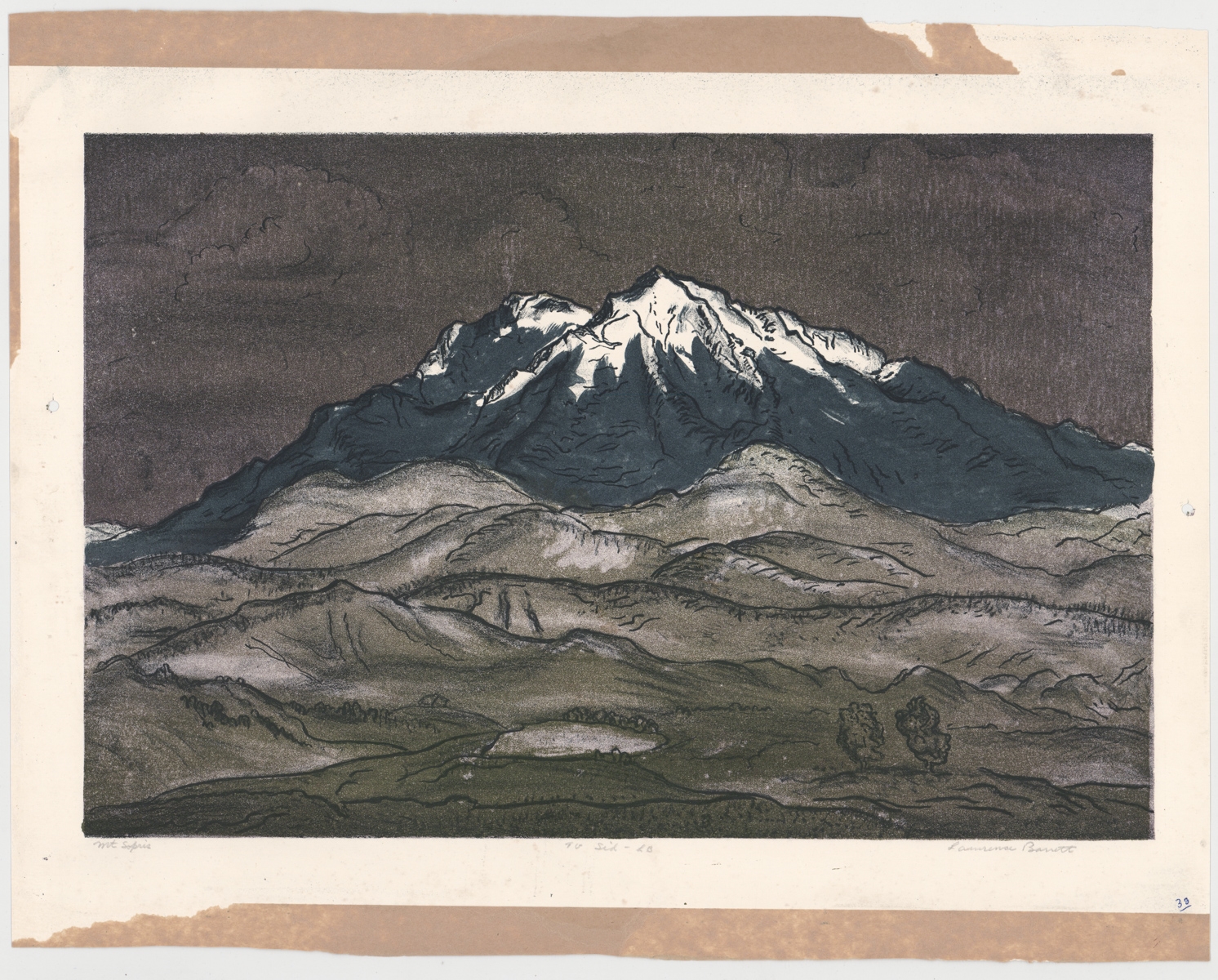 Lawrence Barrett | Mt Sopris | MutualArt