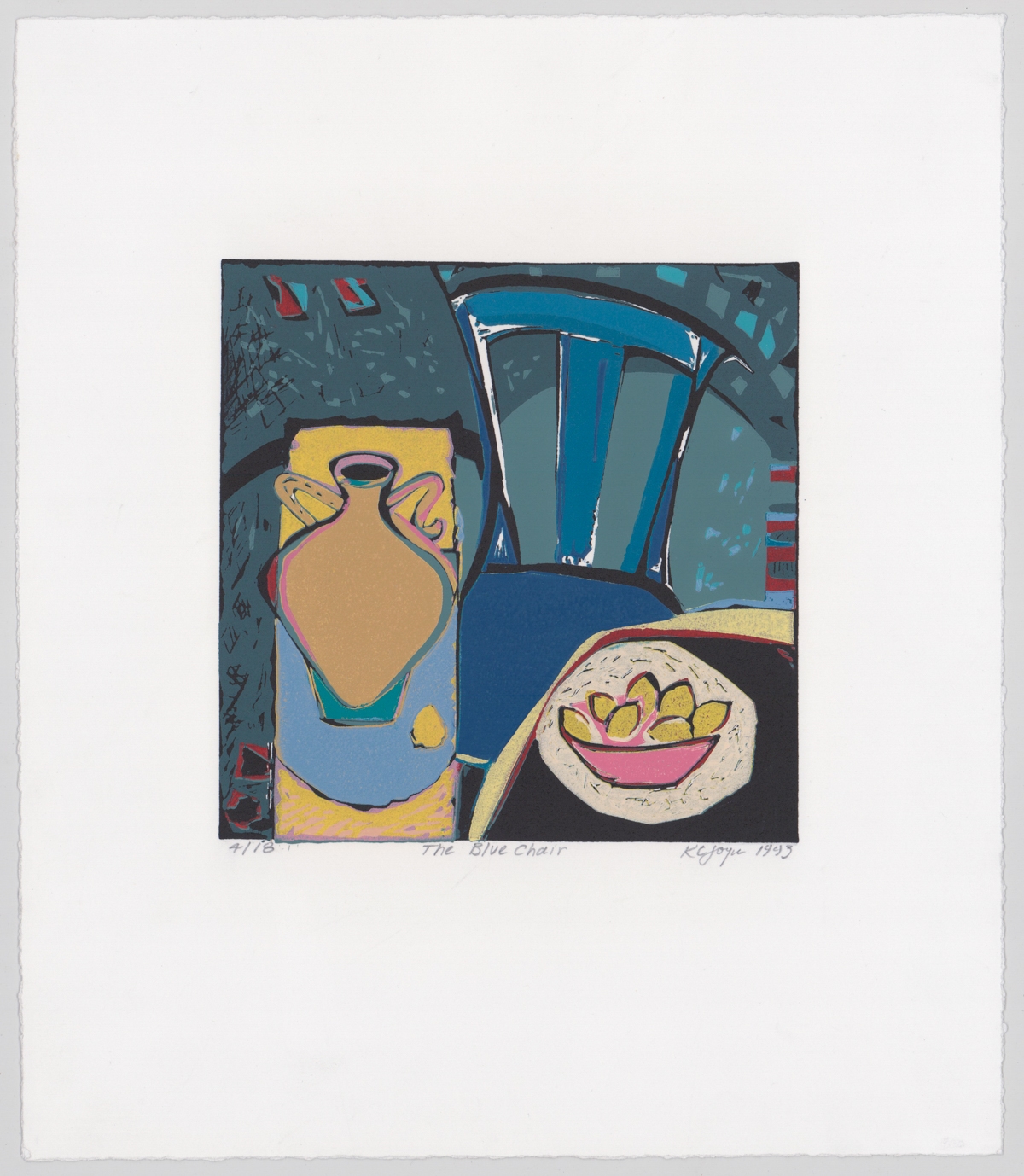 KC Joyce | The Blue Chair | MutualArt