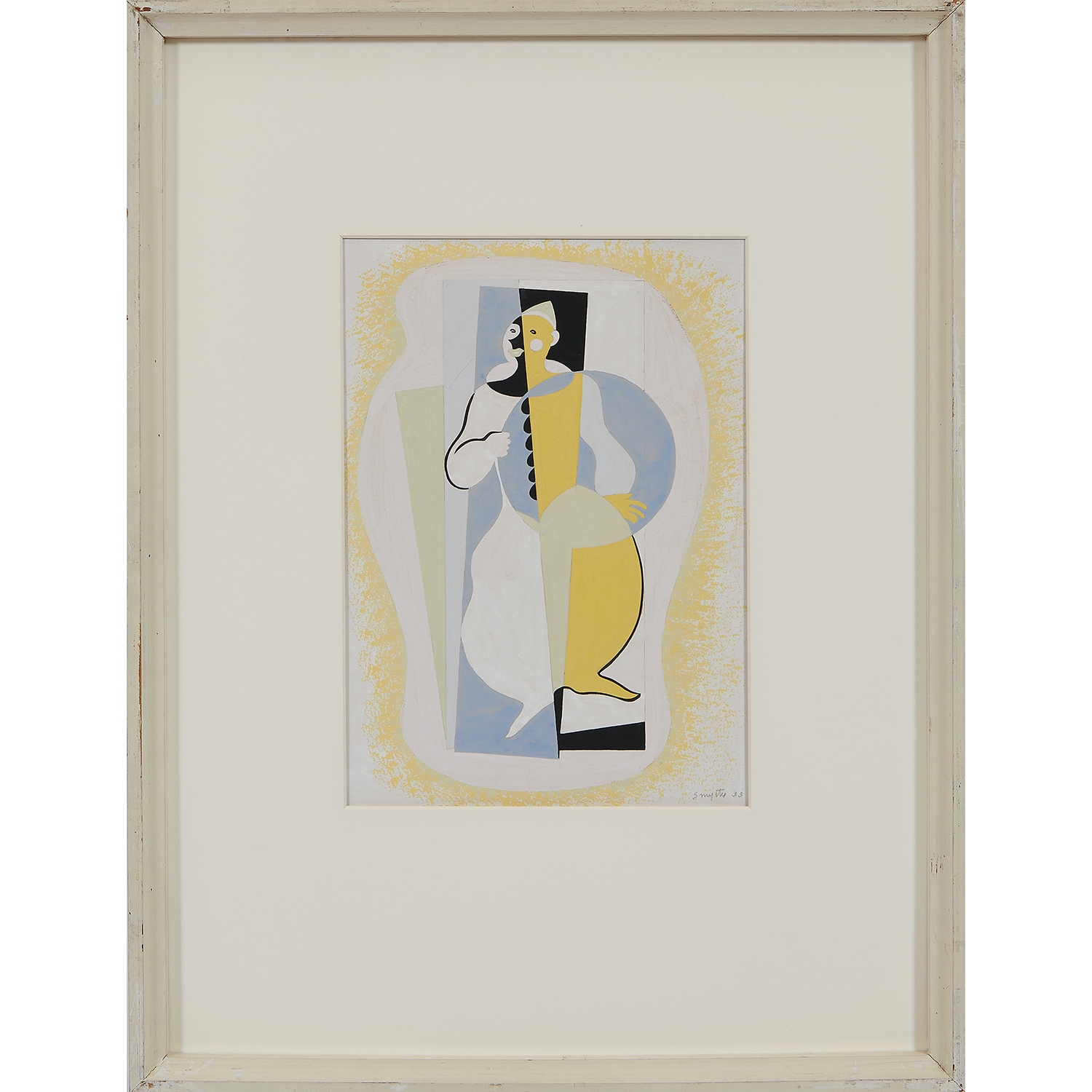 Willard Grayson Smythe | Cubist Clown (1933) | MutualArt