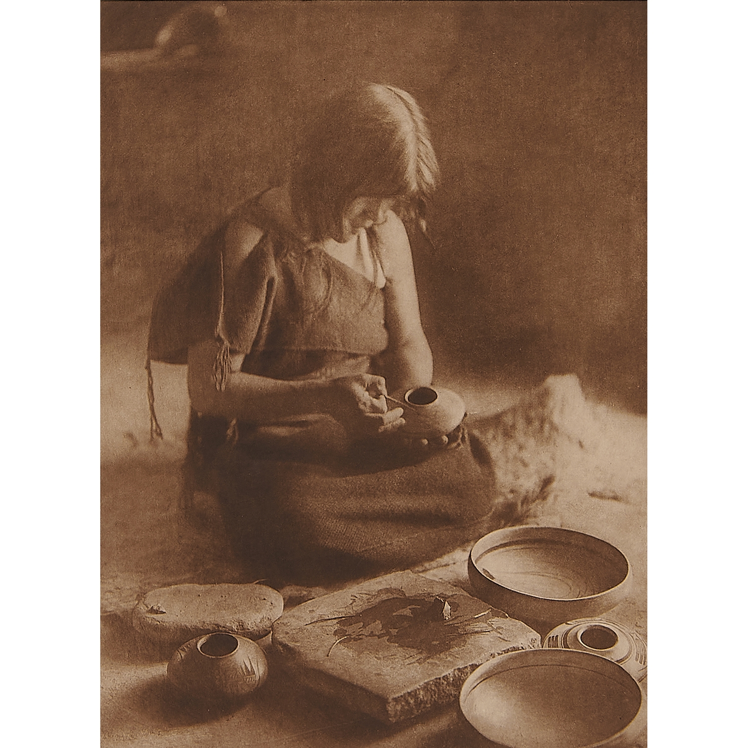 Edward S. Curtis | The Potter (1906) | MutualArt