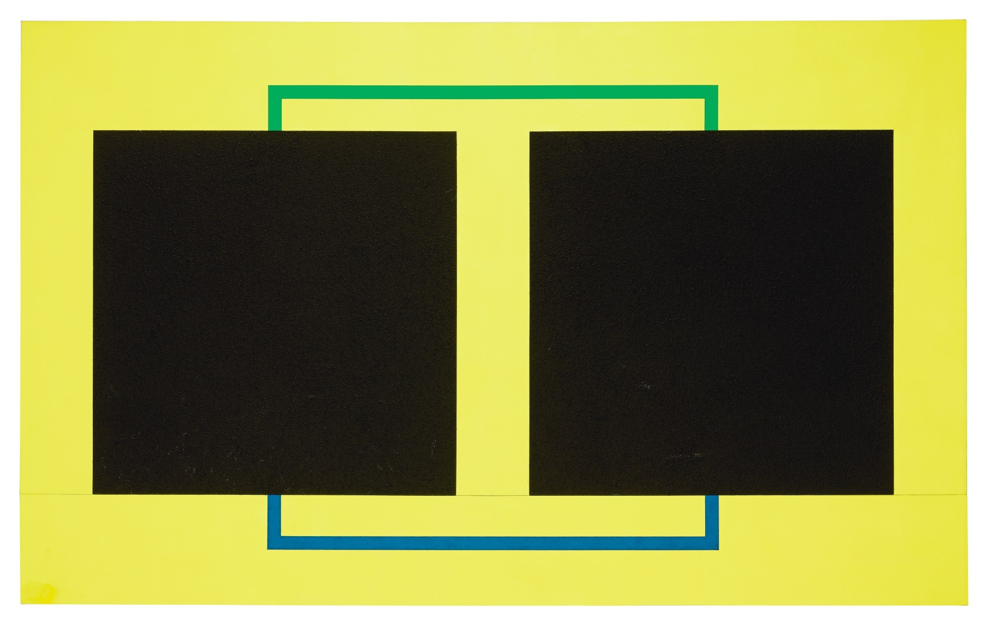 Peter Halley | Two Cells with Circulating Conduit | MutualArt