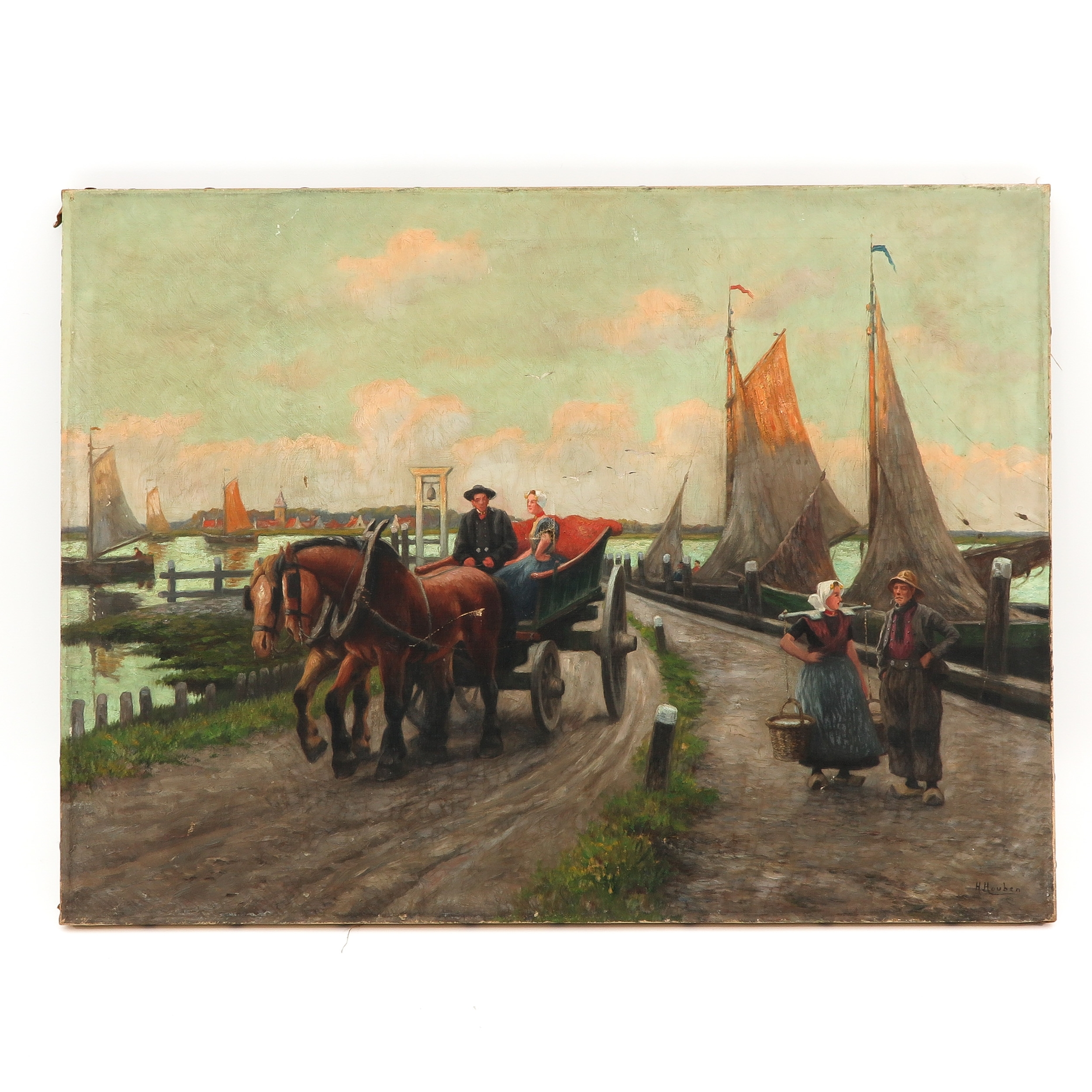 Henri Houben | Zeeland scene | MutualArt