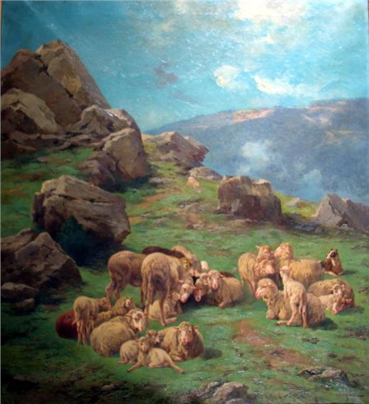 John Califano | Pecore al pascolo | MutualArt