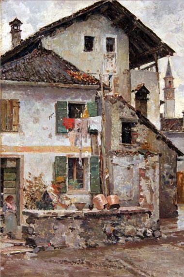 Raffaele Tafuri | Casolare a Chioggia (1927) | MutualArt