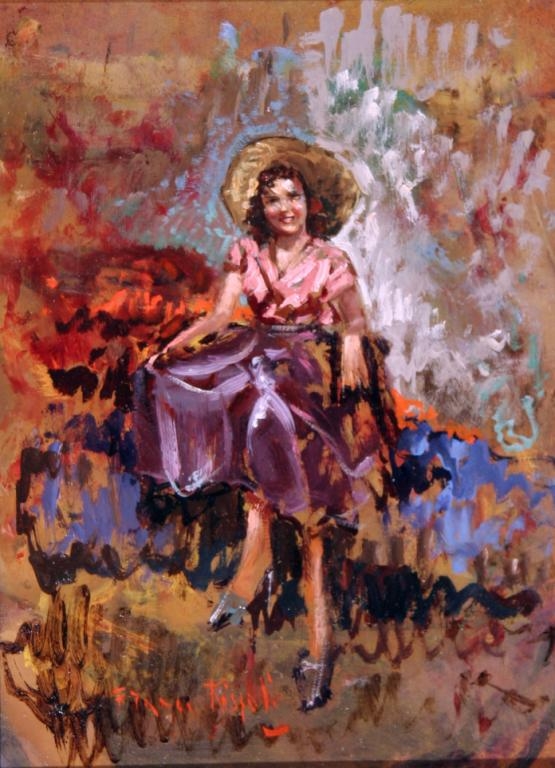 Franco Rispoli | Figura in salotto | MutualArt