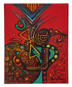 Ahmed Parvez | Untitled (Abstract) (1977) | MutualArt