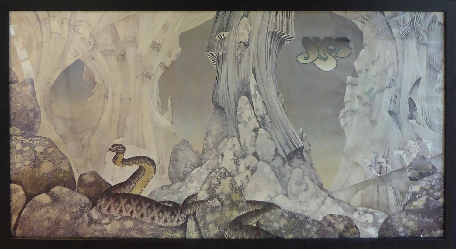 Roger Dean Snake Yes Relayer LP Amazon.com Music