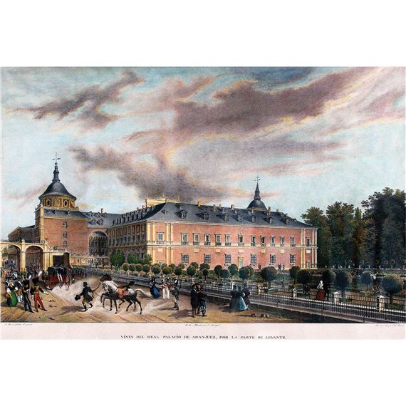 Fernando Brambila | Vista del Real palacio de Aranjuez, por la parte de ...
