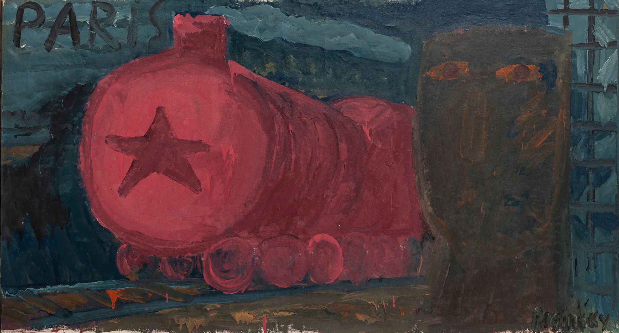 Mikhail Roginsky | Locomotive, Paris (1984) | MutualArt