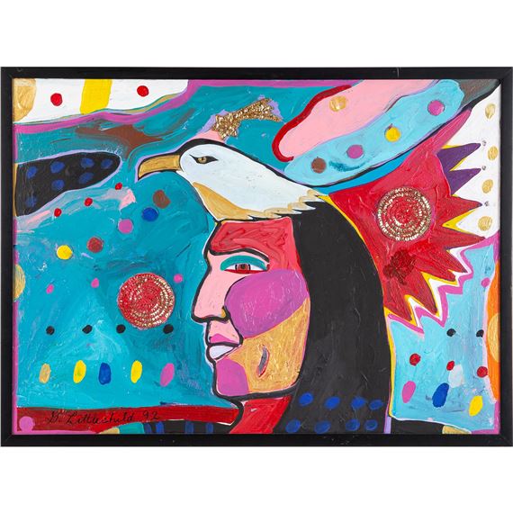 George Littlechild | EAGLE MAN DANCER (1992) | MutualArt
