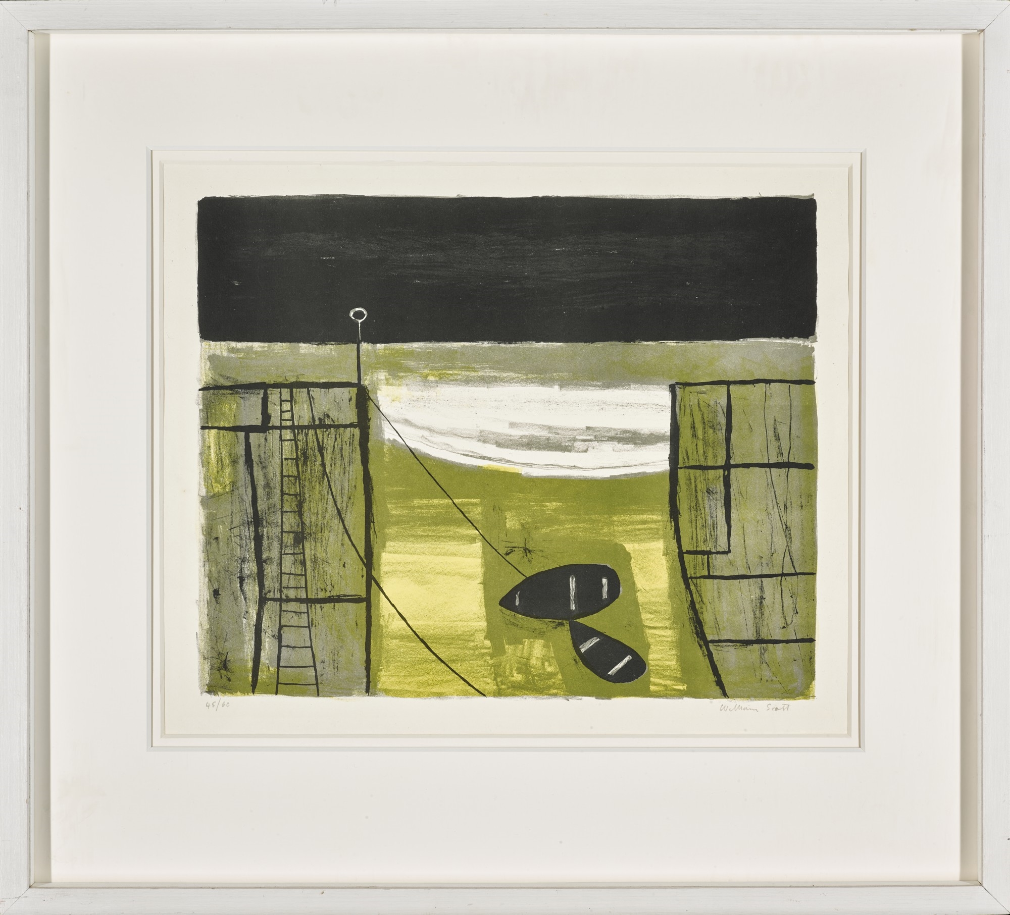 William Scott | Cornish Harbour (1951) | MutualArt