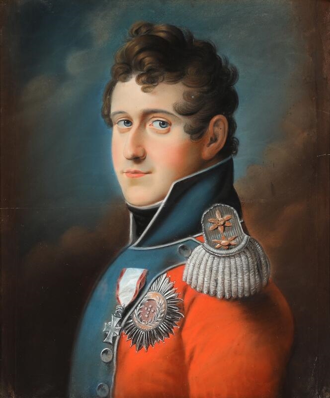 Friedrich Carl Gröger | Portrait of King Christian VIII in a red ...