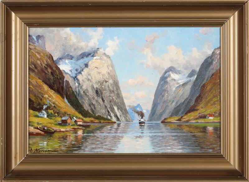 Emma Pastor Normann | View from a Norwegian fjord | MutualArt