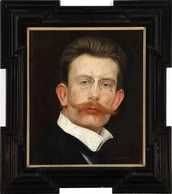 Olaf Rye-Rasmussen | The artist's selfportrait (1919) | MutualArt