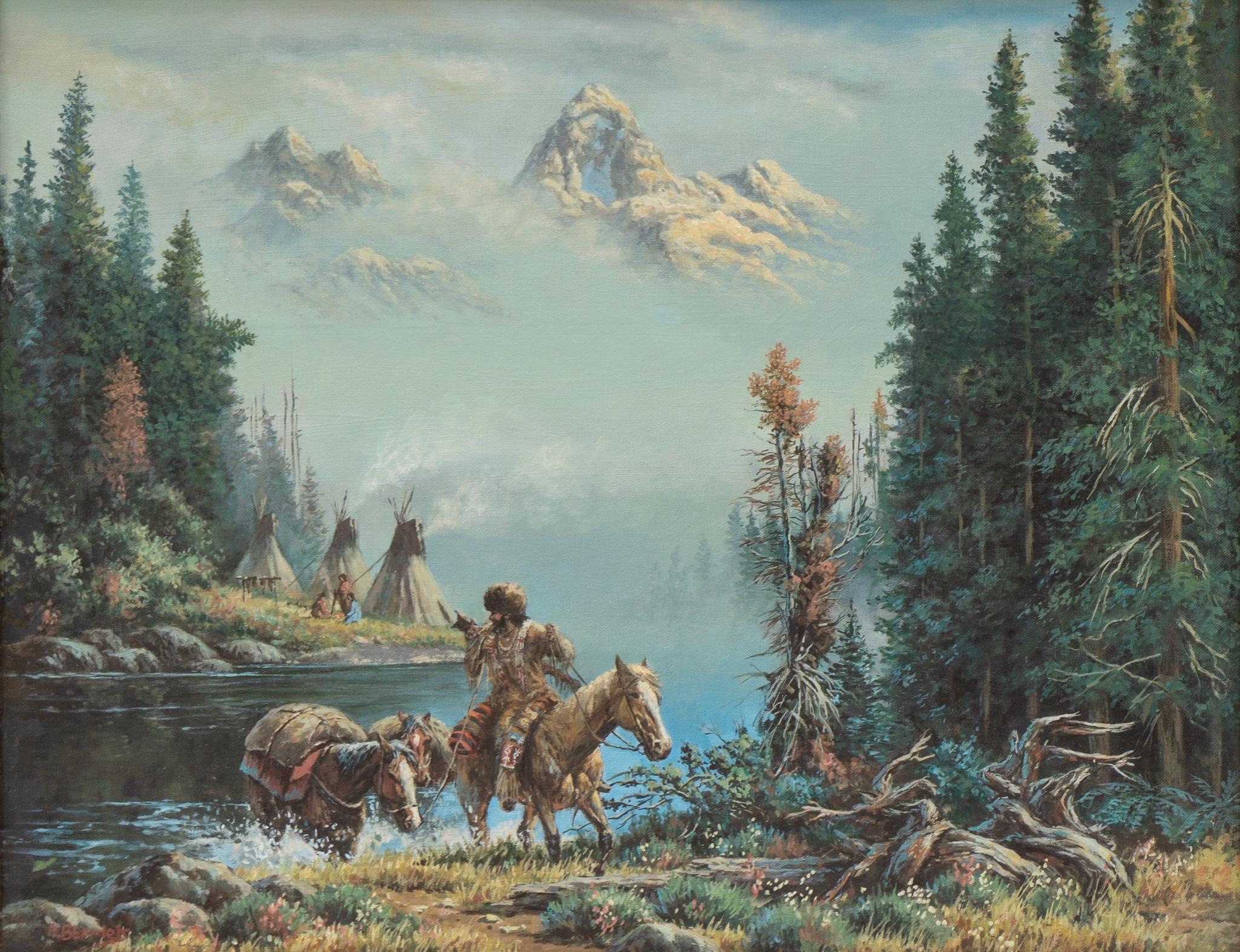 Andrew Berrick | Leaving Camp | MutualArt