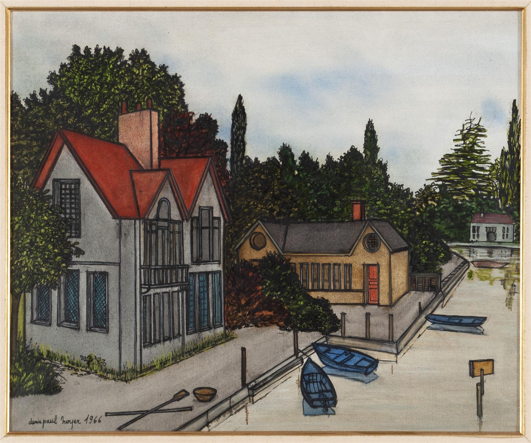 Denis Paul Noyer | HARBOR SCENE (1966) | MutualArt