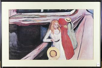 Munch Edvard | The Three Stages of Woman (Sphinx) (1894) | MutualArt