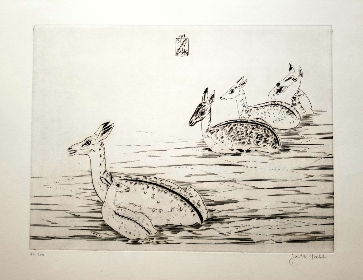 Joseph Hecht | Deer Indochinese 1 (1950) | MutualArt