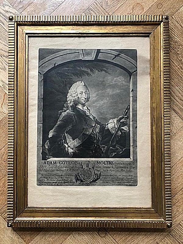 Georg WilhelmBaurenfeind | Portrait of Adam Gottlob Moltke | MutualArt