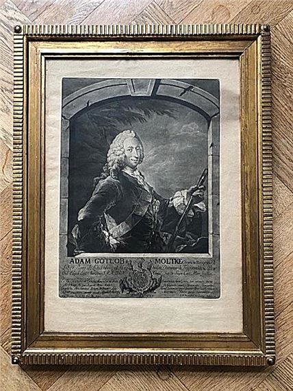 Georg WilhelmBaurenfeind | Portrait of Adam Gottlob Moltke | MutualArt