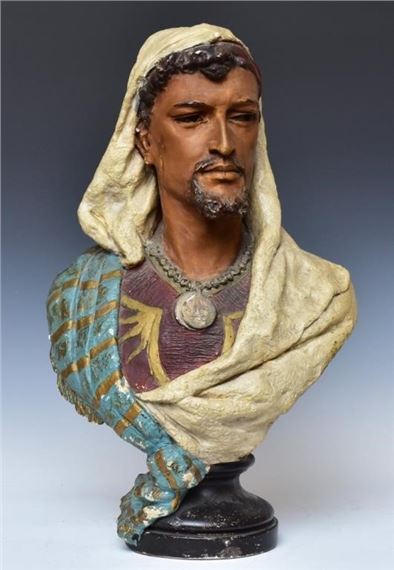 Max Bachmann | Bust of an Algerian (1887) | MutualArt