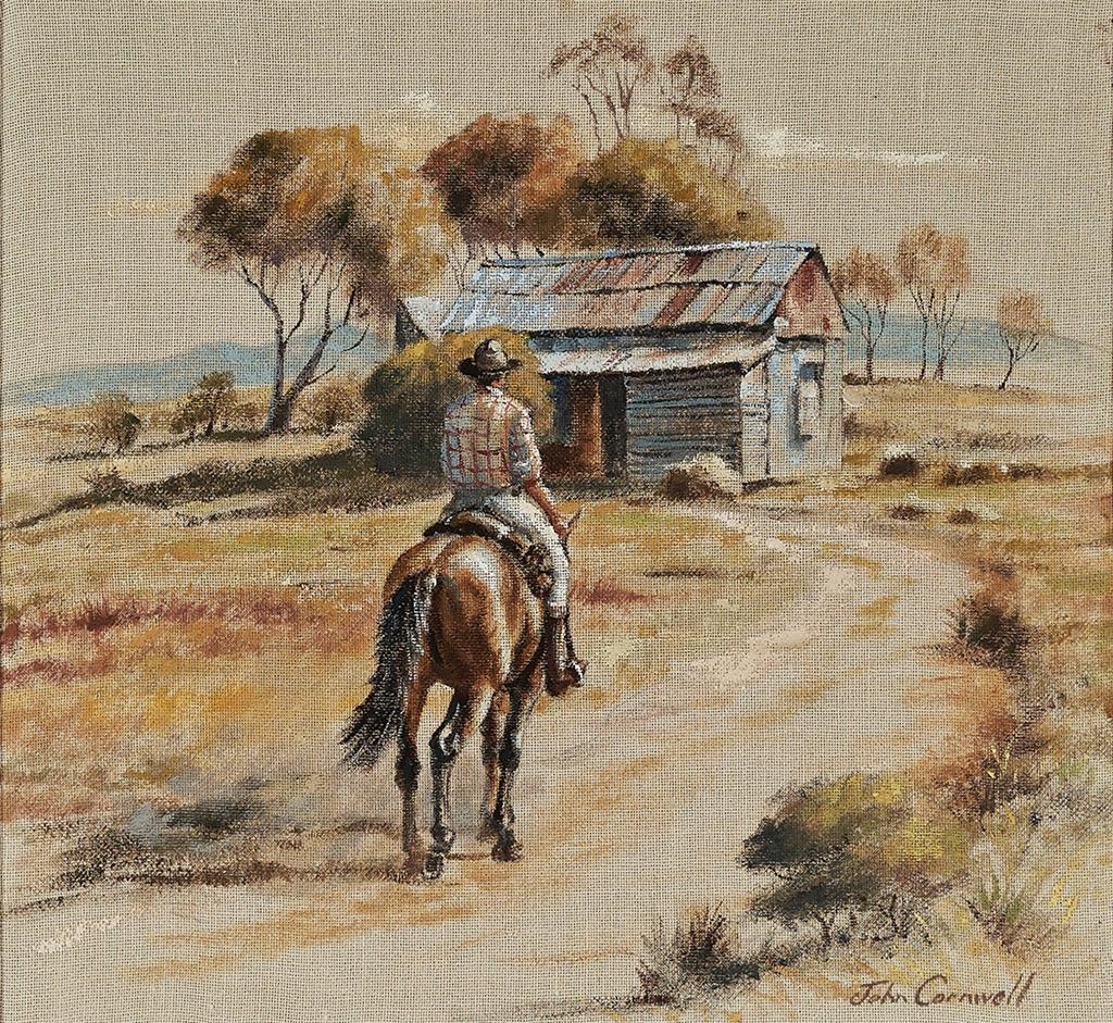John Cornwell | Riding up to the Shack | MutualArt