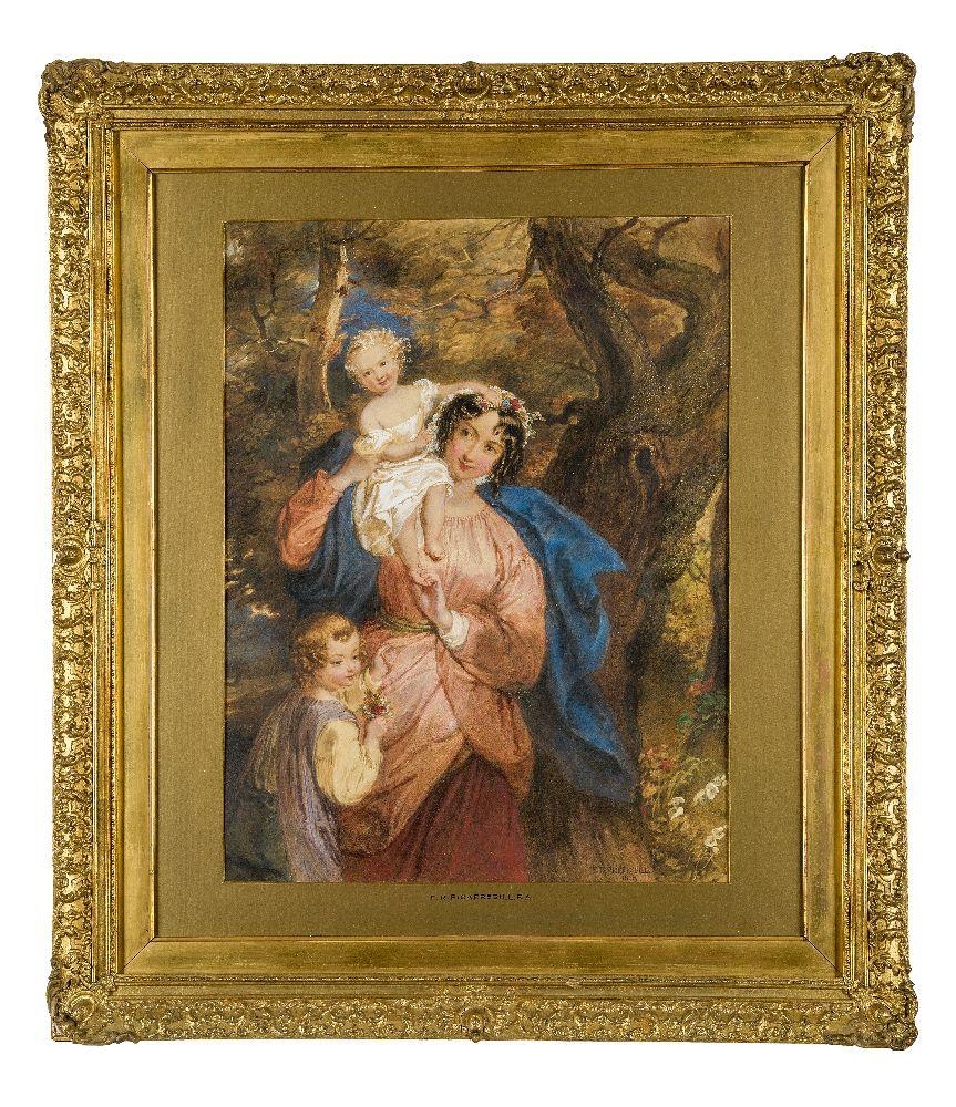 Frederick Richard Pickersgill | Mother and two children in a wood (1866 ...