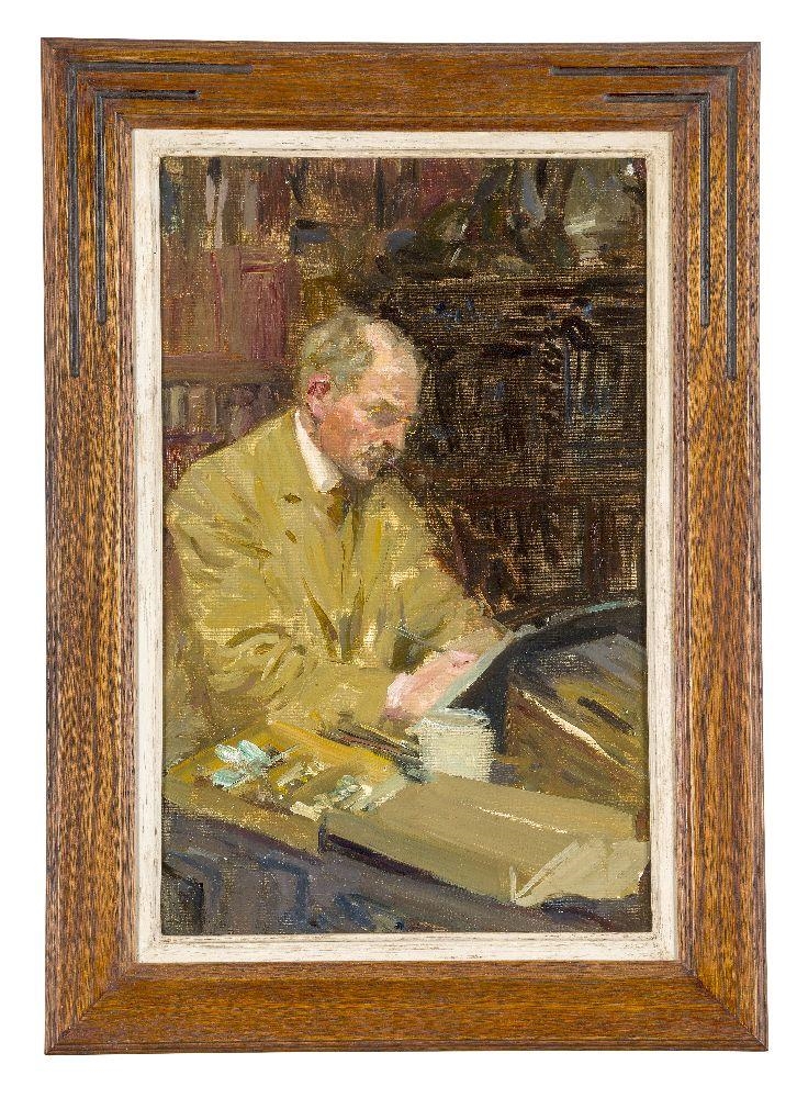 Cyrus Cincinatto Cuneo | Portrait of the artist sketching at the ...