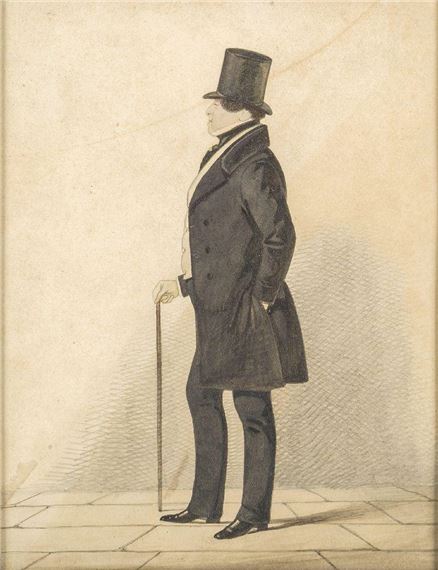 Richard Dighton | Portrait of Lord Adolphus FitzClarence | MutualArt