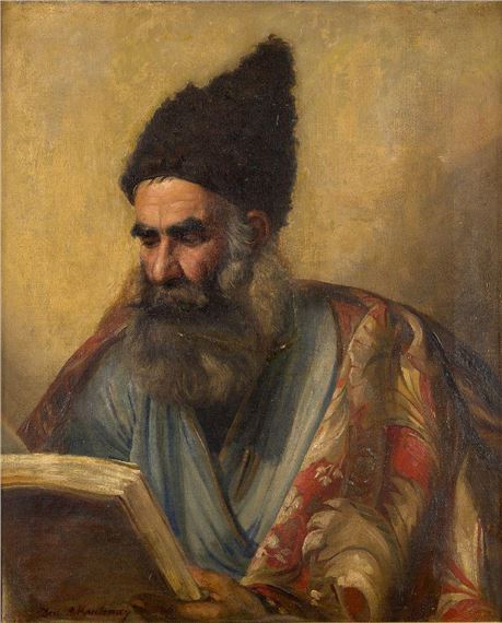 August Theodore Kaselowsky | Portrait of a scholar (1840) | MutualArt