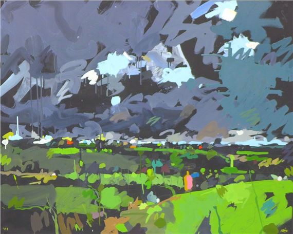 Michael R. Hoar | Landscape with dark skies (1) | MutualArt
