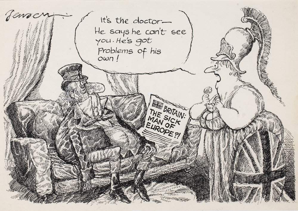 Sick Man Of Europe Cartoon