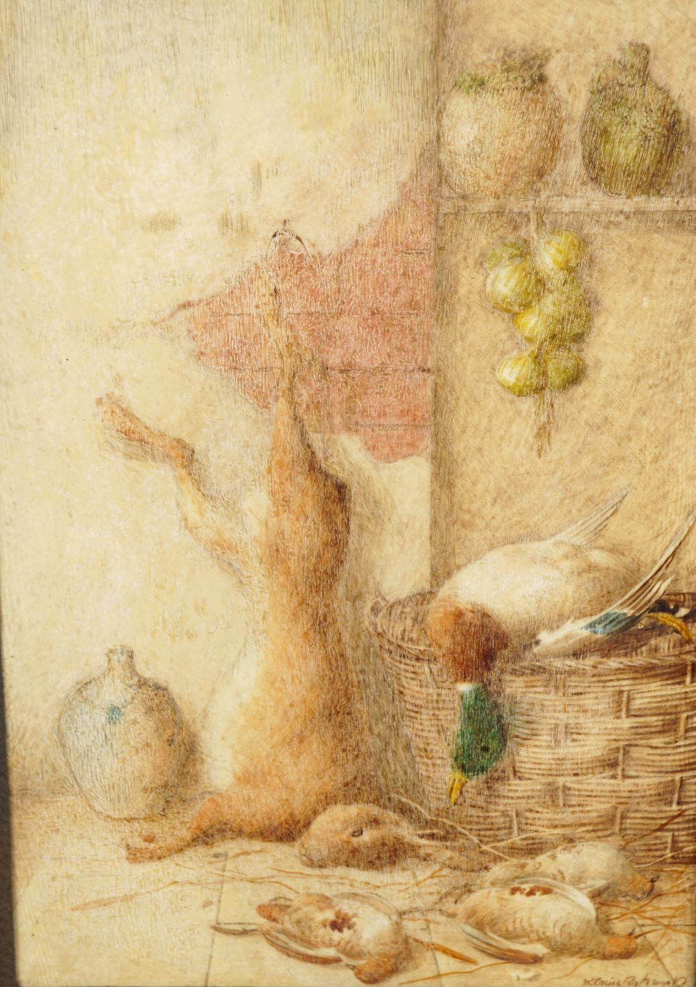 William Cruikshank | Dead game in a kitchen interior | MutualArt