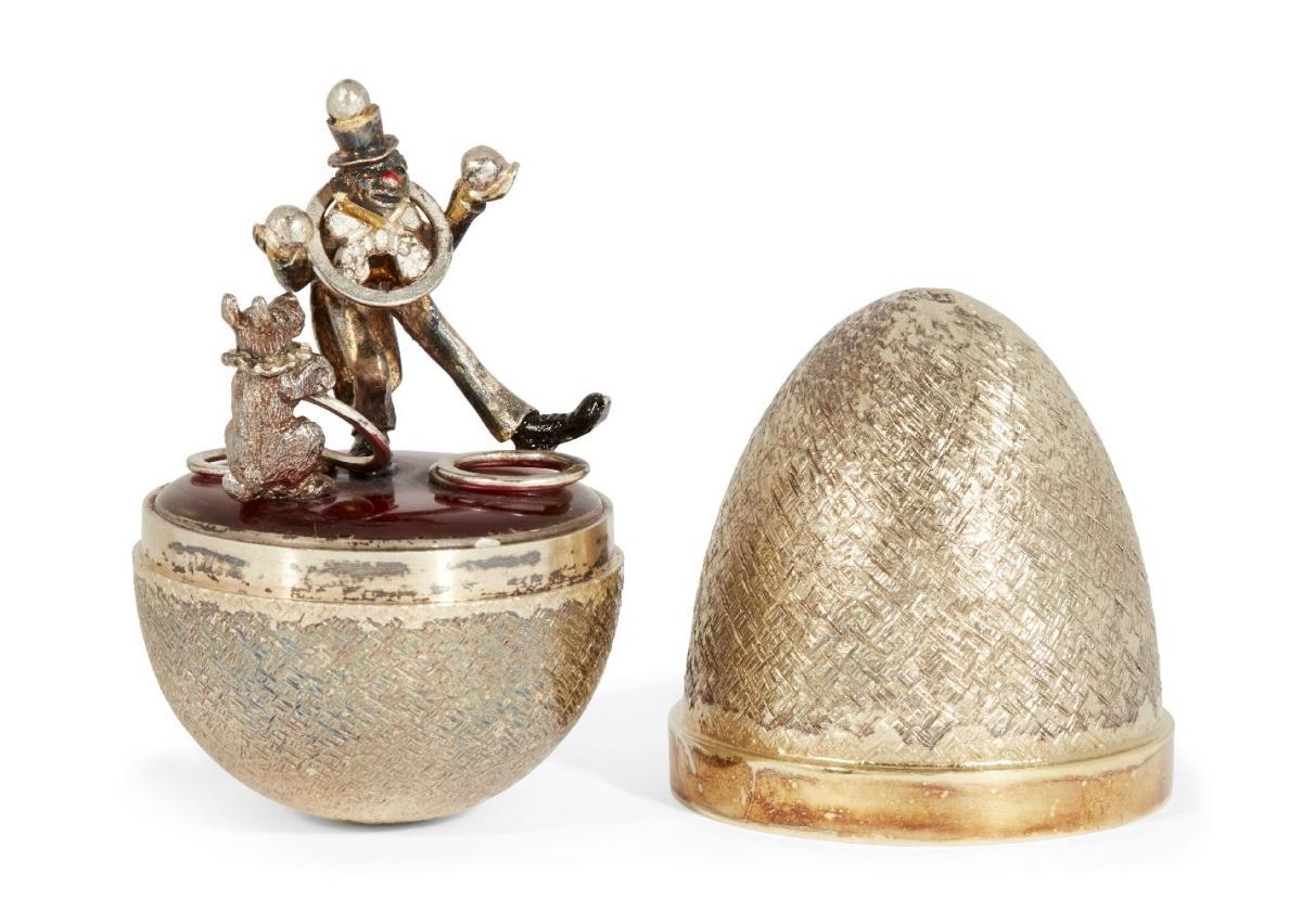 Stuart Devlin | A silver gilt surprise egg by Stuart Devlin | MutualArt