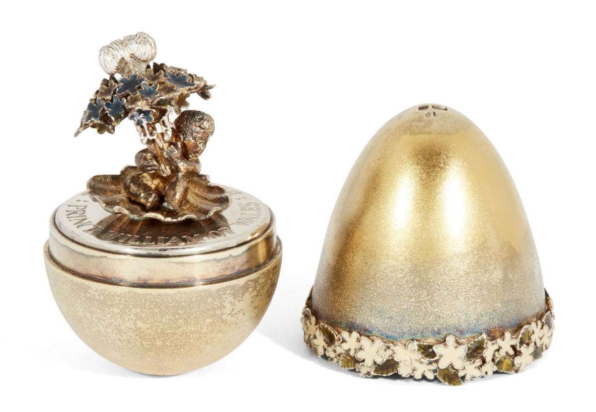 Stuart Devlin | A silver gilt surprise egg by Stuart Devlin | MutualArt