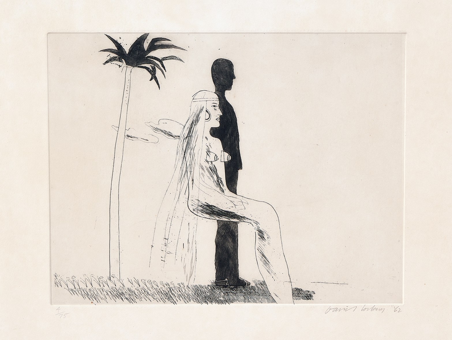 David Hockney | The Arrival, from: A Rake's Progress (1961 - 1963 ...