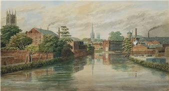 William Frederick Austin | Broadland Scene | MutualArt