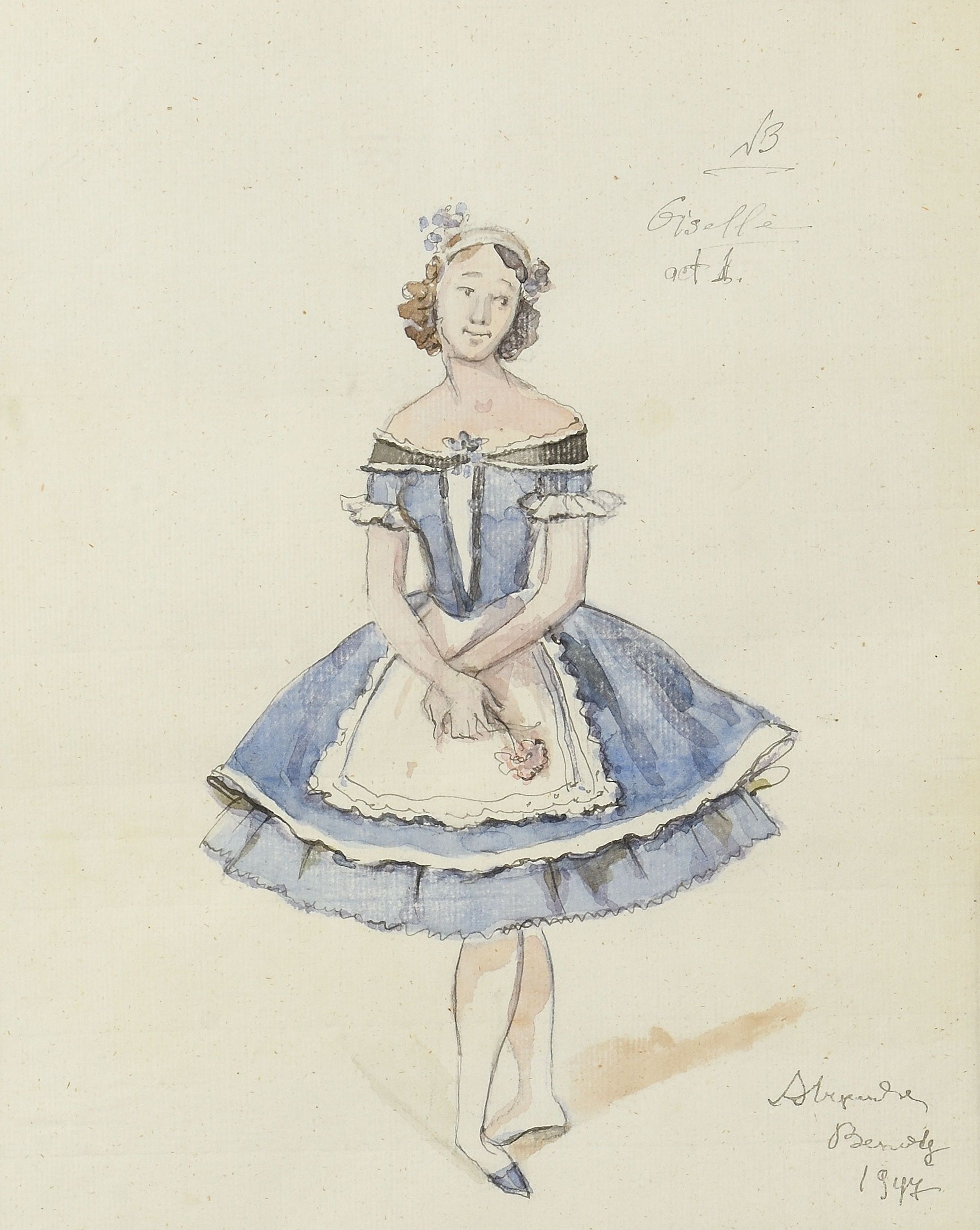 Alexandre Nikolaïevitch Benois | Costume design for the ballet Giselle ...