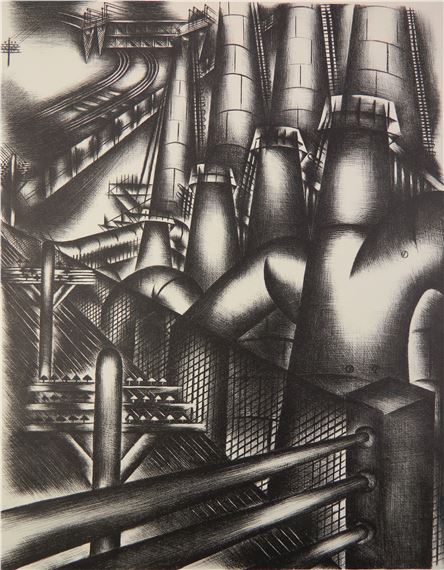 Jolan Gross Bettelheim | ''Smelting (Smeltery)'' | MutualArt