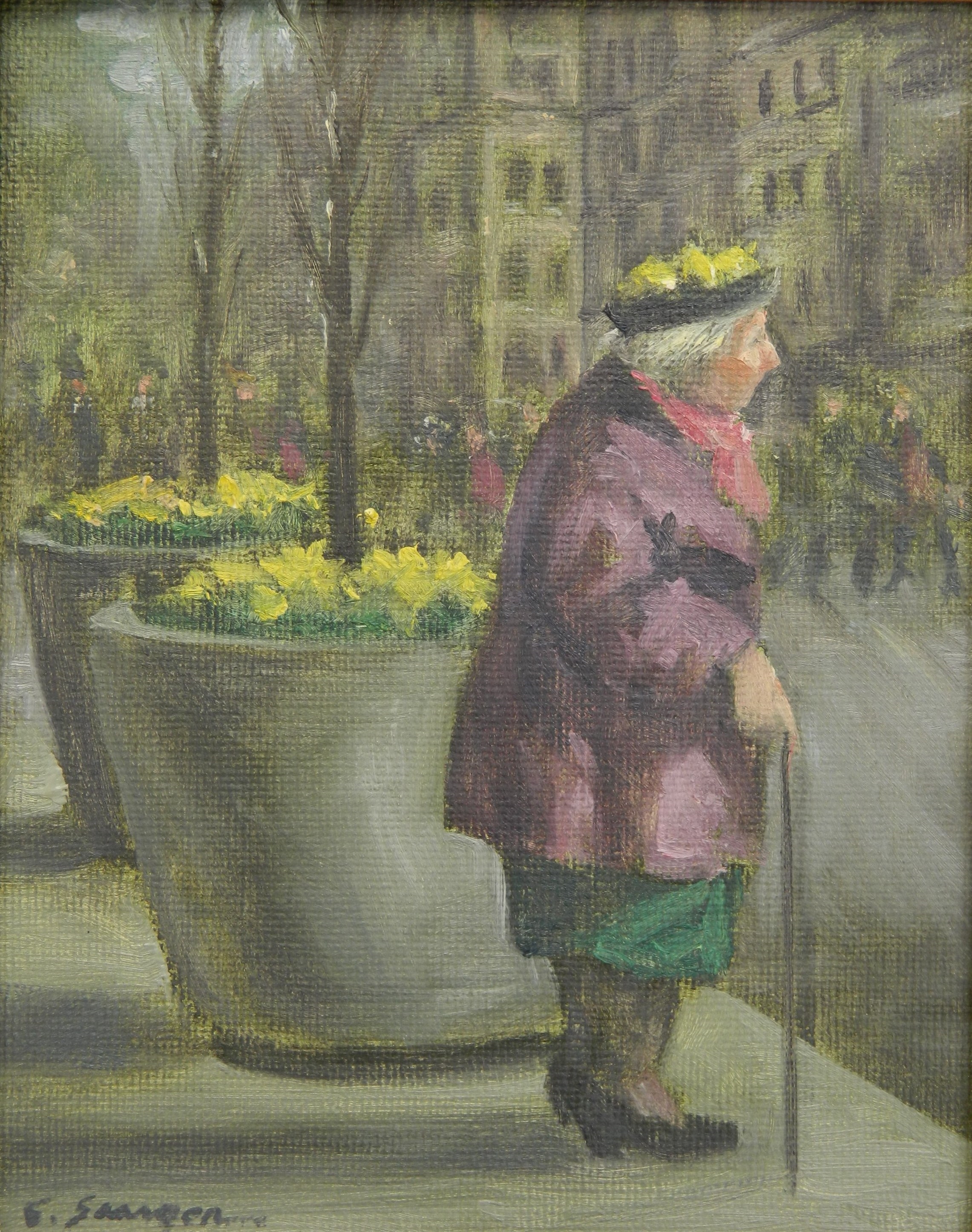 Singer Clyde | ''5th Ave Pedestrian (1968) | MutualArt