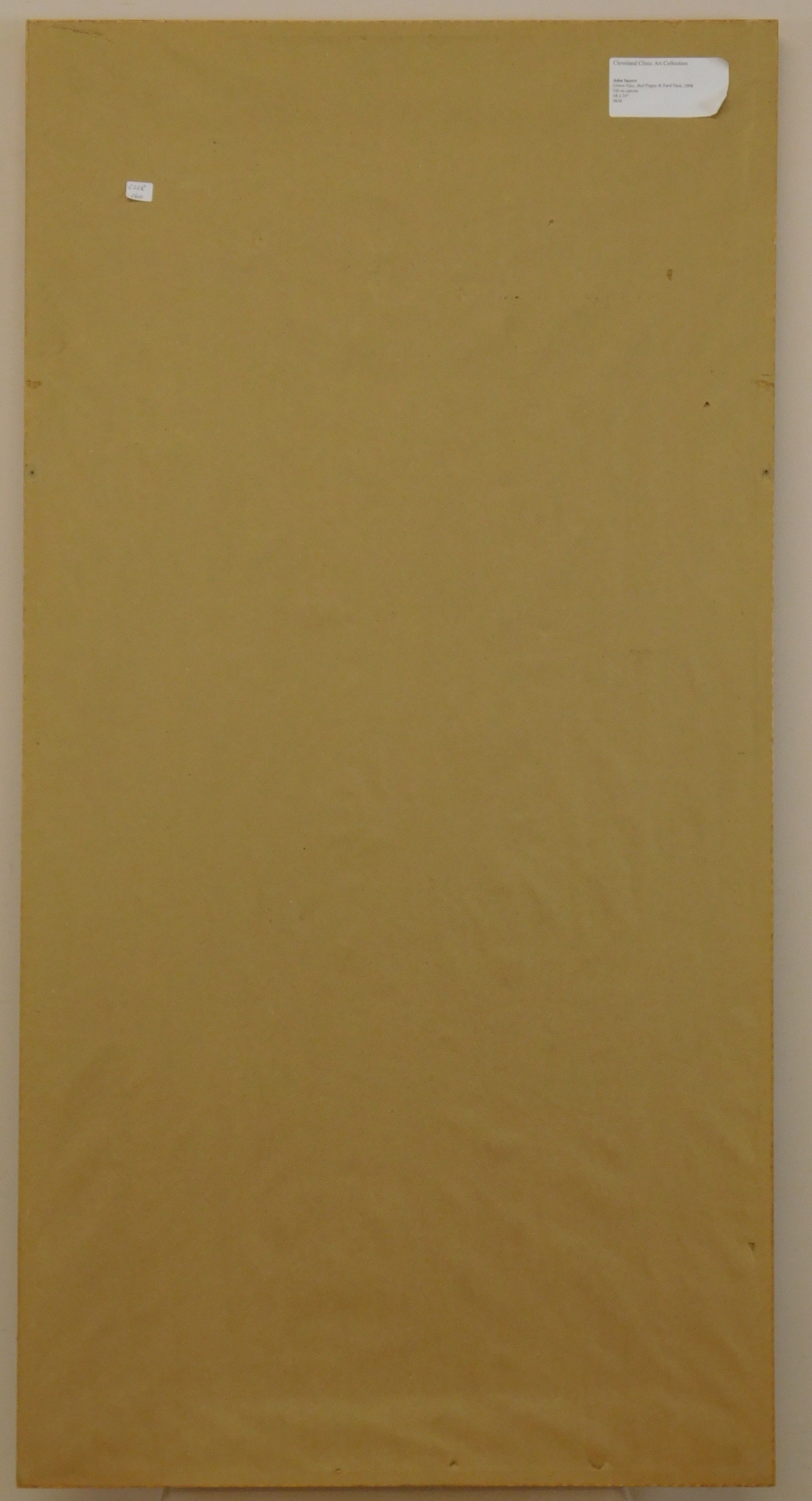 John Sayers | ''Green Vase, Red Poppy and Yard View | MutualArt