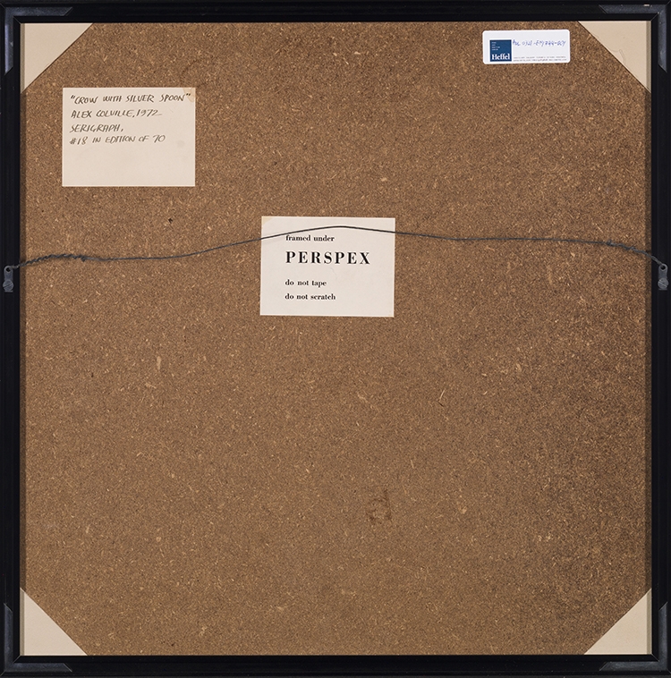 Alex Colville | Crow with Silver Spoon (1972) | MutualArt