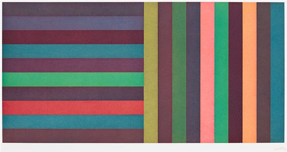 Sol LeWitt | Horizontal Colour Bands and Vertical Colour Bands II ...